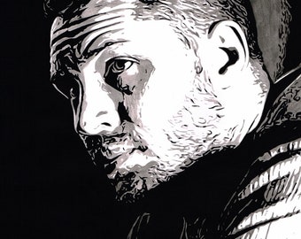 Original Art Print - Lawless, Tom Hardy, Forrest Bondurant, Moonshine ...