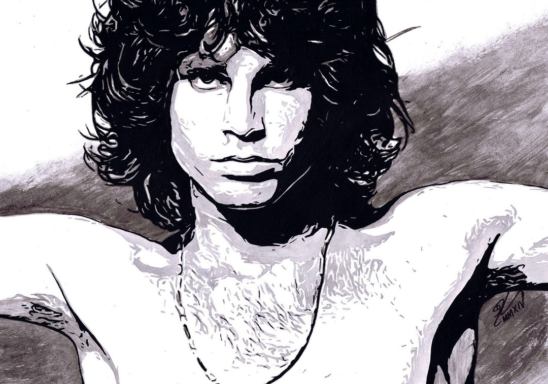 Jim Morrison Painting - Etsy