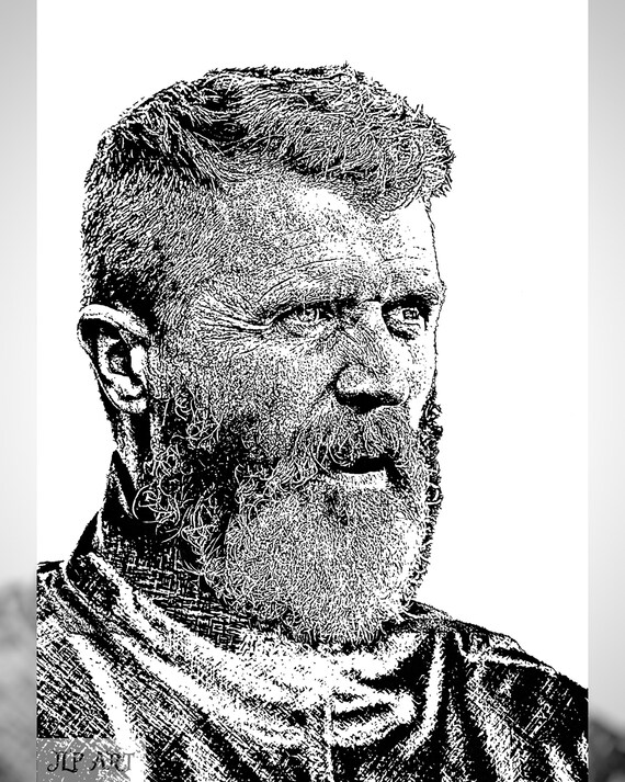 Roy Keane Original Drawing | Etsy