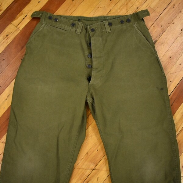 Military Pants 1940s - Etsy