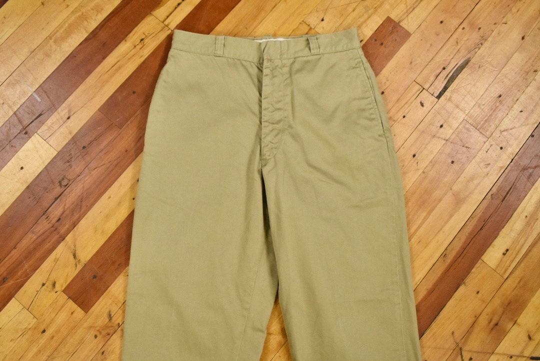 70s U.S. Military Khakis 31 X 30 Twill Pants Chinos Work Wear - Etsy