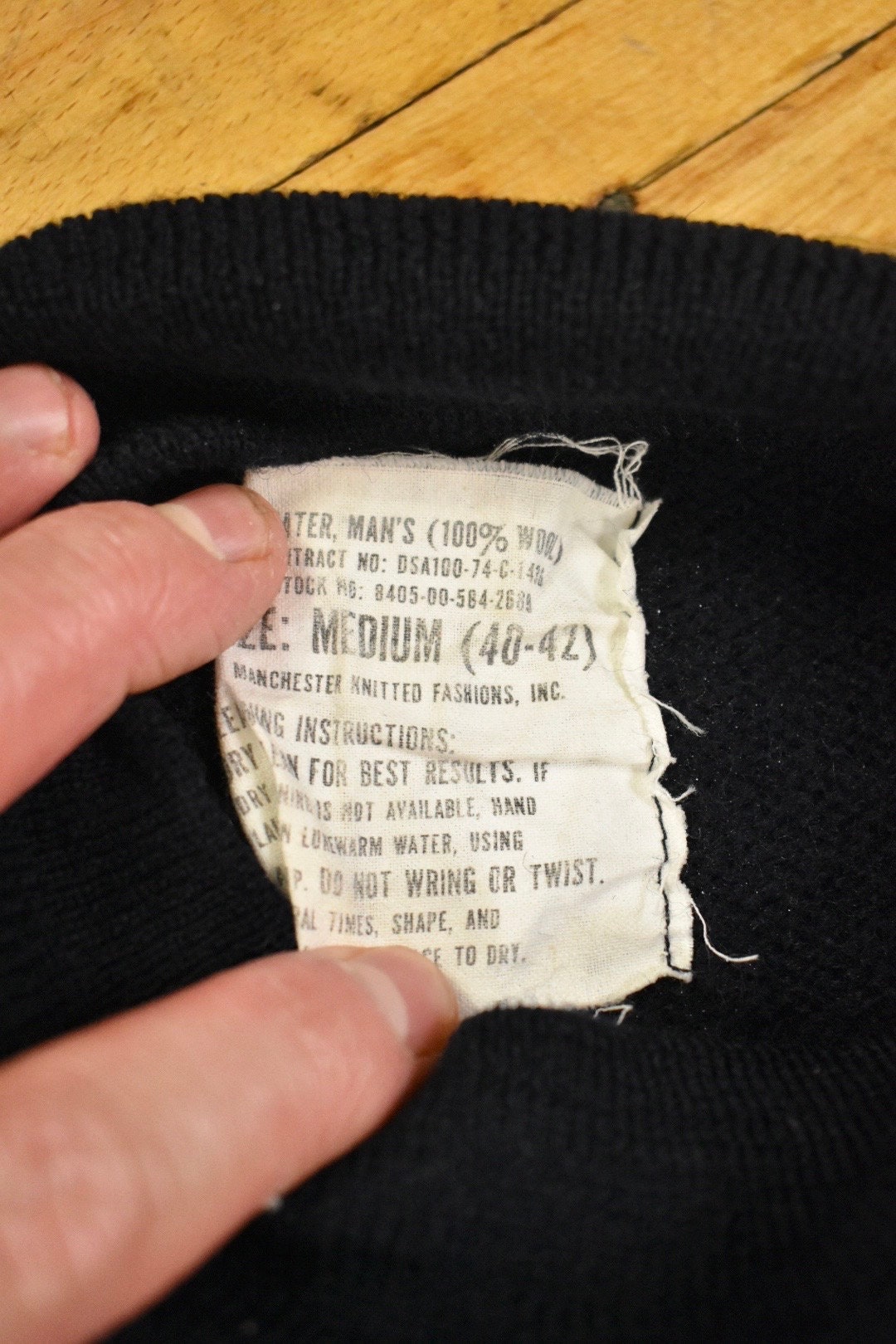 70s U.S. Navy Wool Deck Sweater Size XS Military Issue - Etsy