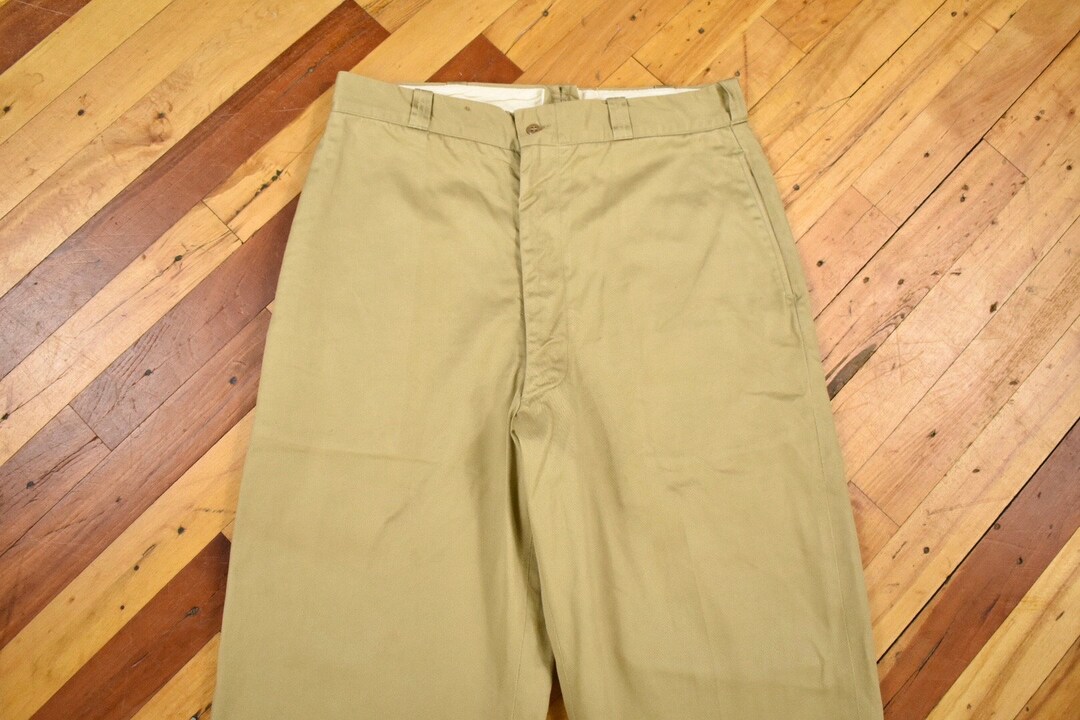 60s U.S. Military Khakis 33 X 30 Twill Pants Chinos Work Wear - Etsy