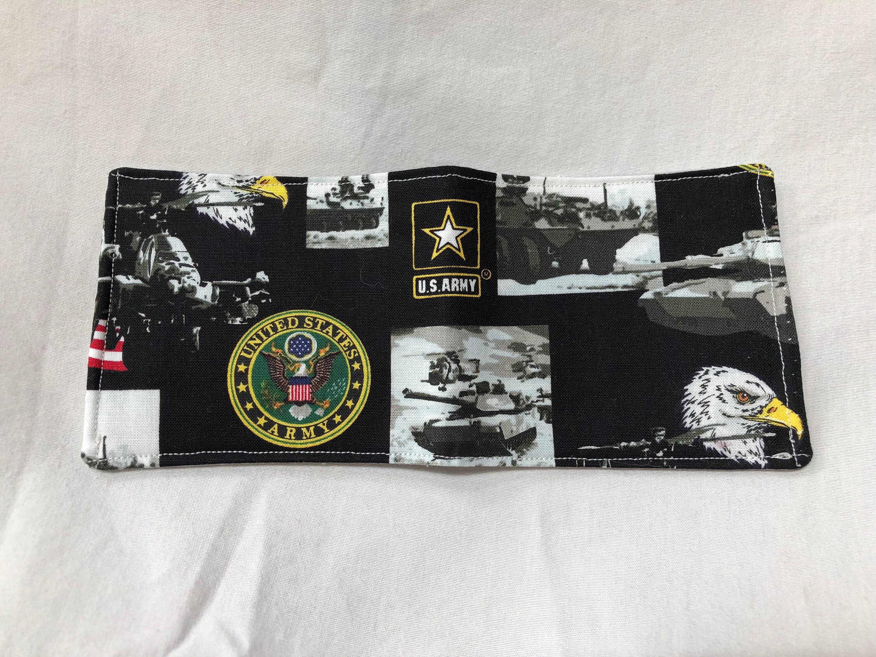 U S Army Wallet Billfold Soft Wallet Fabric Wallet | Etsy