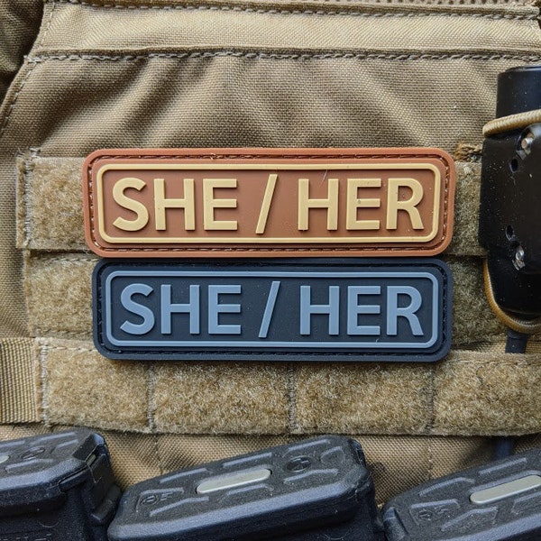 She/her Patch Velcro - Etsy