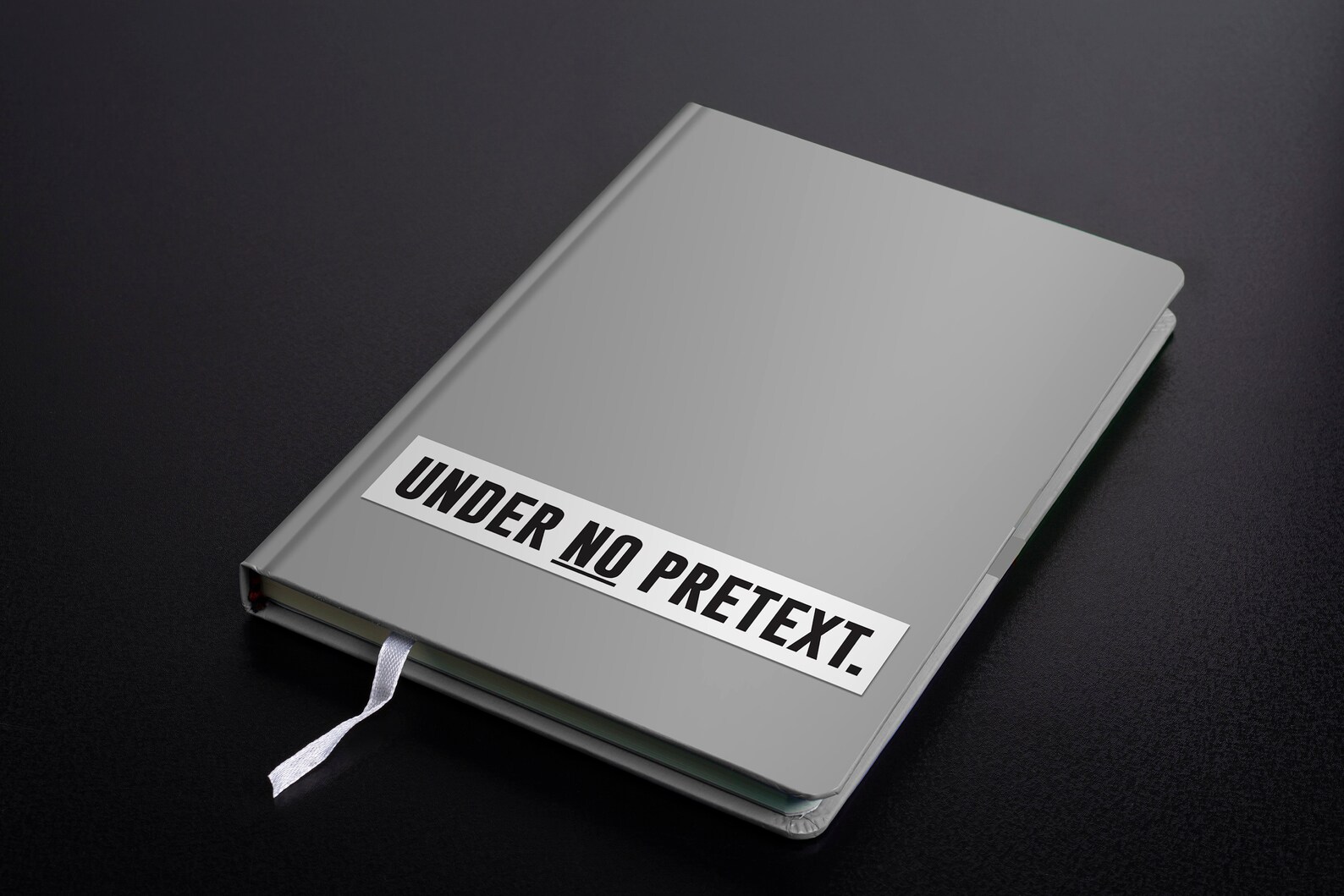 Minimalist "under No Pretext" Decal/sticker - Etsy