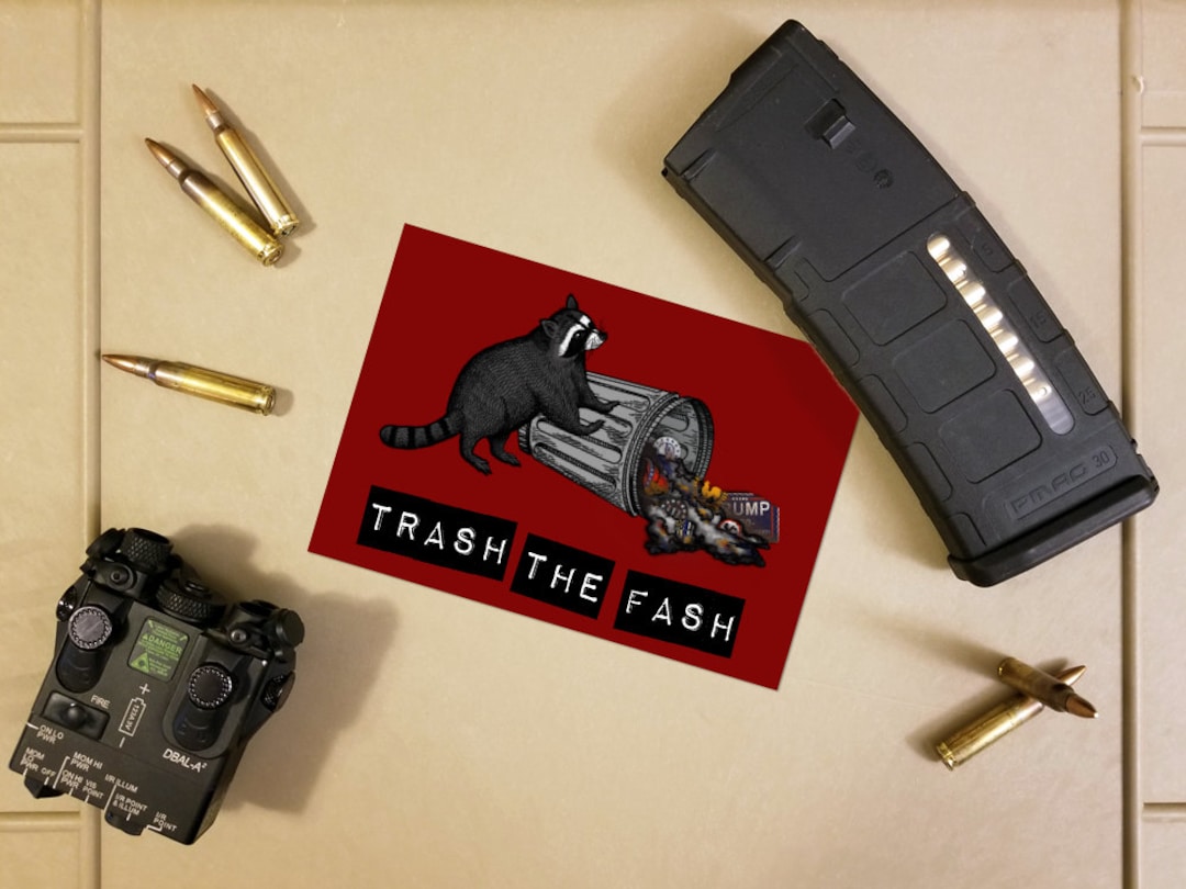 Trash the Fash Decal/sticker - Etsy
