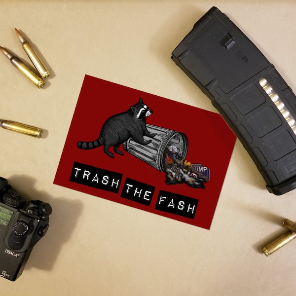 Trash Bumper Sticker - Etsy