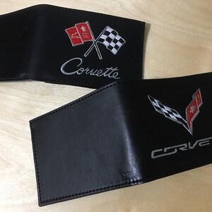 Corvette Leather Bifold Wallet / Hand Made - Etsy