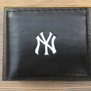 Men's Designer Leather Wallet / New York Yankees Wallet - Etsy