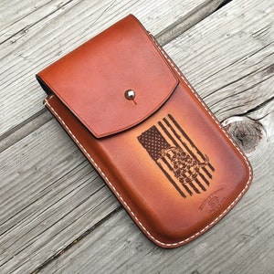 Custom Leather Smartphone Case / I-phone Leather Caddie / Molded ...