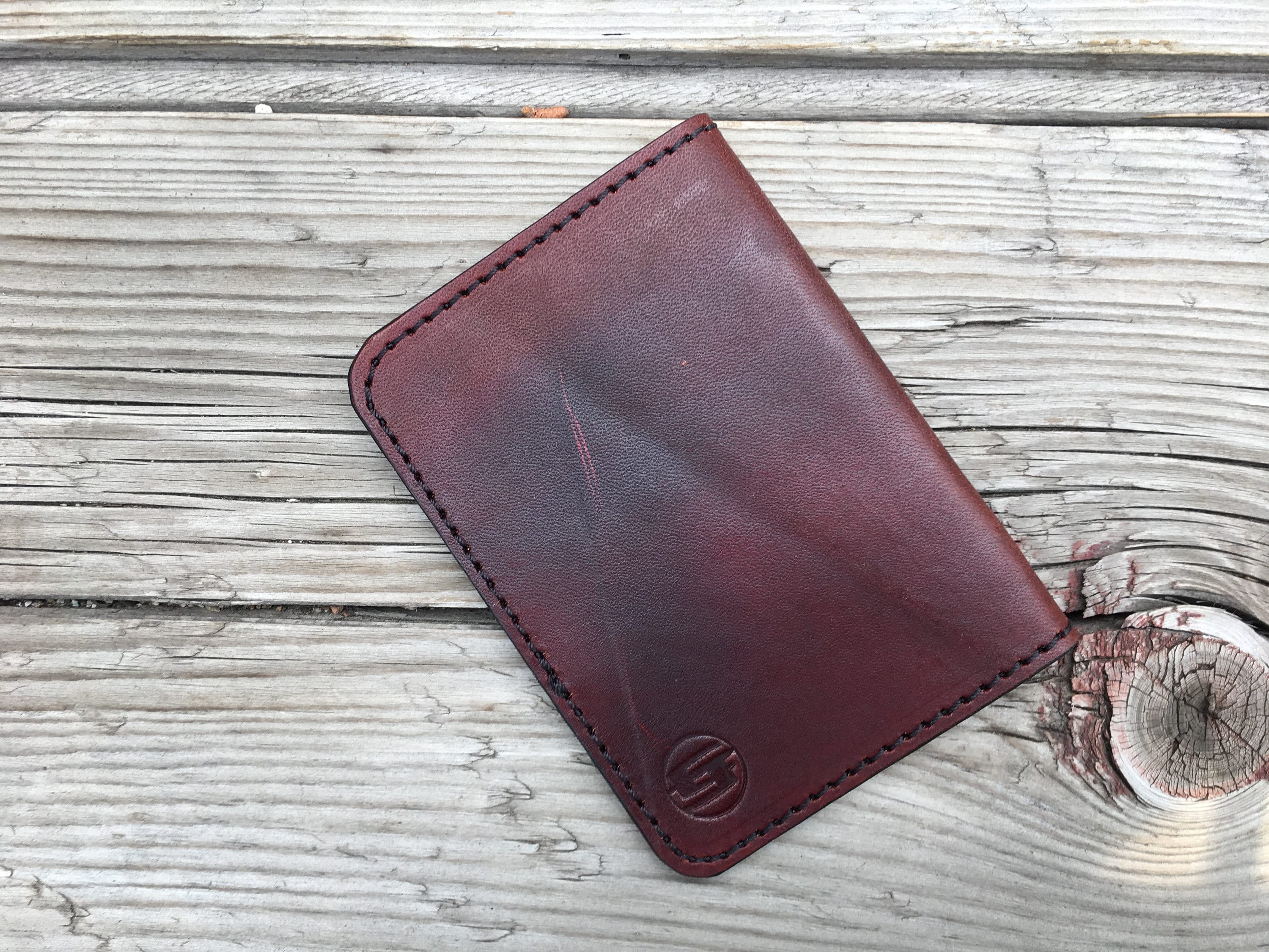 Minimalist Leather Credit Card Wallet Personalize It | Etsy
