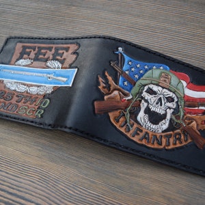 Custom (made-to Order) Outdoorsmen Wallet With Buck Design -make a ...