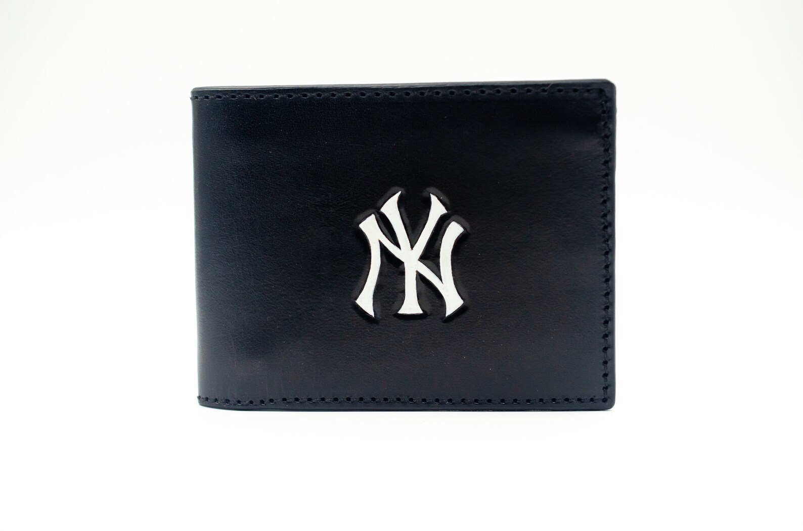 Men's Designer Leather Wallet / New York Yankees Wallet - Etsy