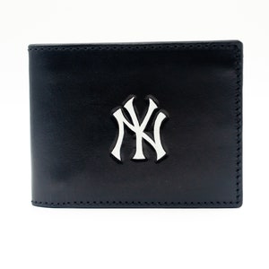 Men's Designer Leather Wallet / New York Yankees Wallet - Etsy