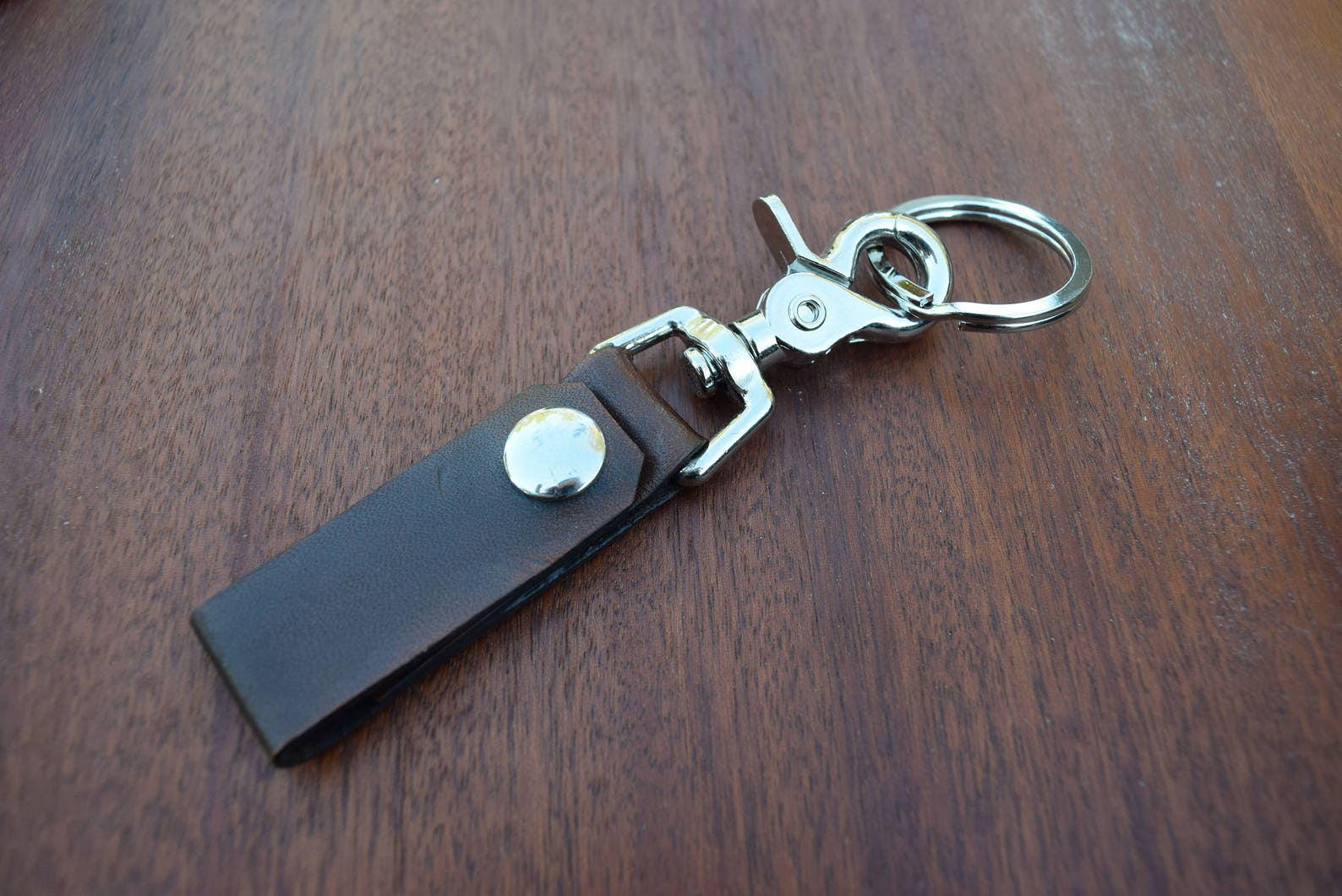 Leather Key Ring Holder/ Belt Attachment - Etsy