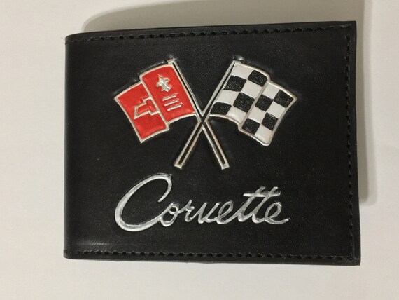 Corvette Leather Bifold Wallet / Hand Made - Etsy