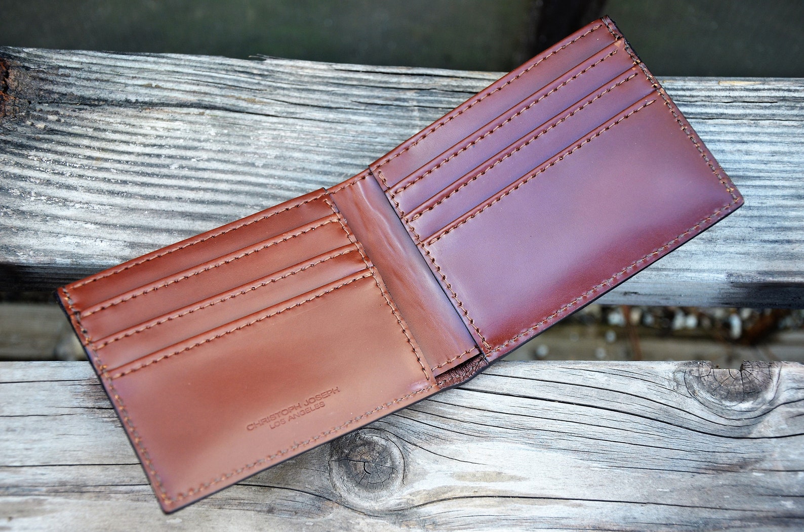 Aztec Art Men's Premium Bi-fold Wallet -authentic Handtooled Artisan ...