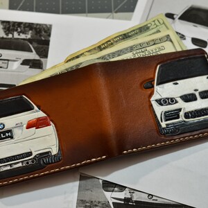 Custom Mercedes Tooled Bifold Wallet / Classic Car Handmade Wallets - Etsy