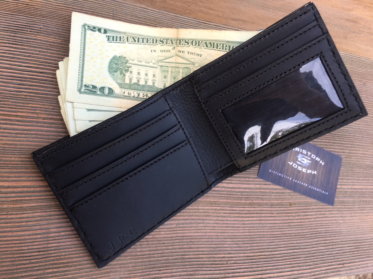 Men's Leather / Hand-tooled / Bi-fold Wallet- Motorhead Theme - Etsy