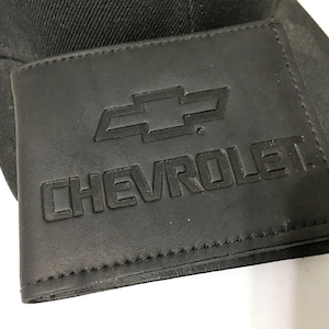 Chevrolet Bowtie Wallet/ Black Chevy Bifold Wallet - Etsy
