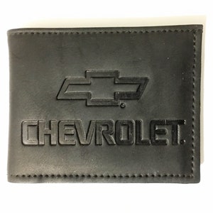 Chevrolet Bowtie Wallet/ Black Chevy Bifold Wallet - Etsy