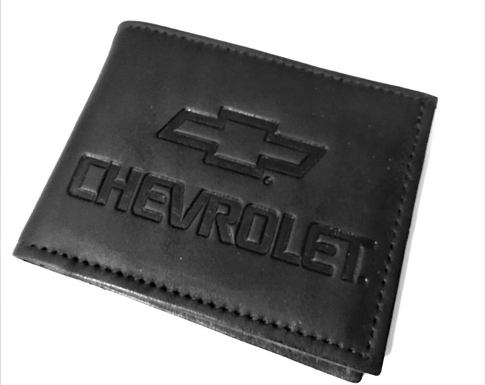 Chevrolet Bowtie Wallet/ Black Chevy Bifold Wallet - Etsy