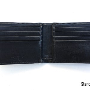 Corvette Leather Bifold Wallet / Hand Made - Etsy