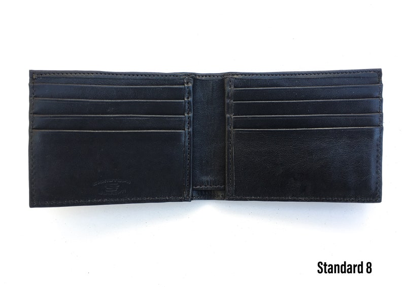 Corvette Leather Bifold Wallet / Hand Made - Etsy