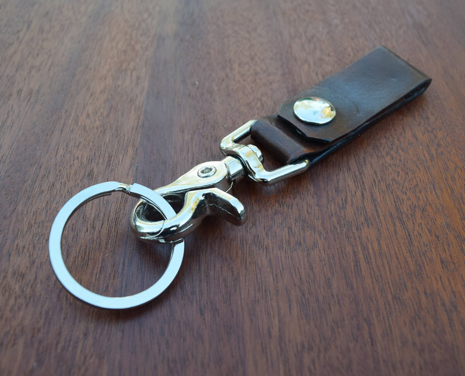 Leather Key Ring Holder/ Belt Attachment - Etsy
