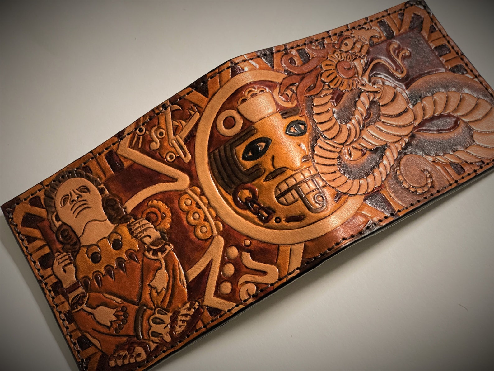 Aztec Art Men's Premium Bi-fold Wallet authentic - Etsy