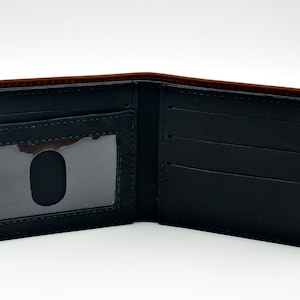 Chevrolet Bowtie Leather Bifold Wallet -brown - Etsy