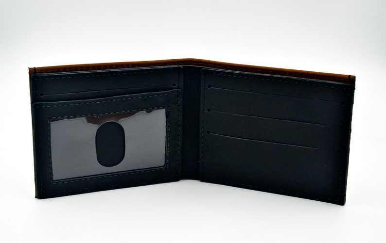 Chevrolet Bowtie Leather Bifold Wallet -brown - Etsy