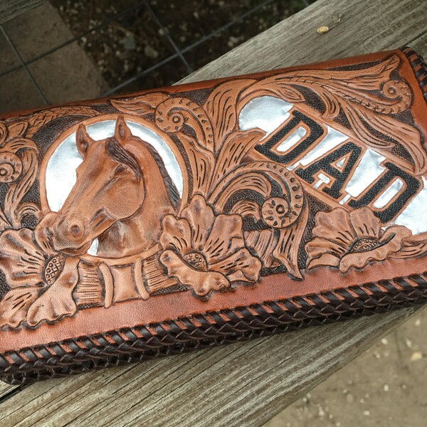 Leather Roper Wallet - Etsy