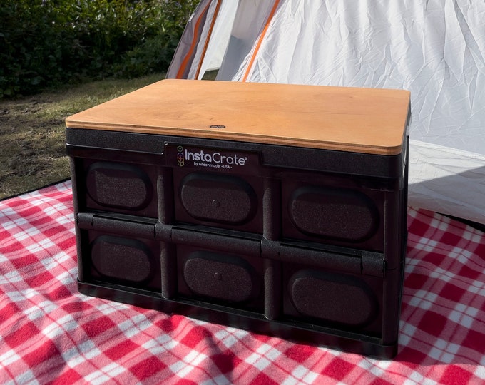 Portable Storage Table Top (collapsible / Foldable Crate / Box) for ...
