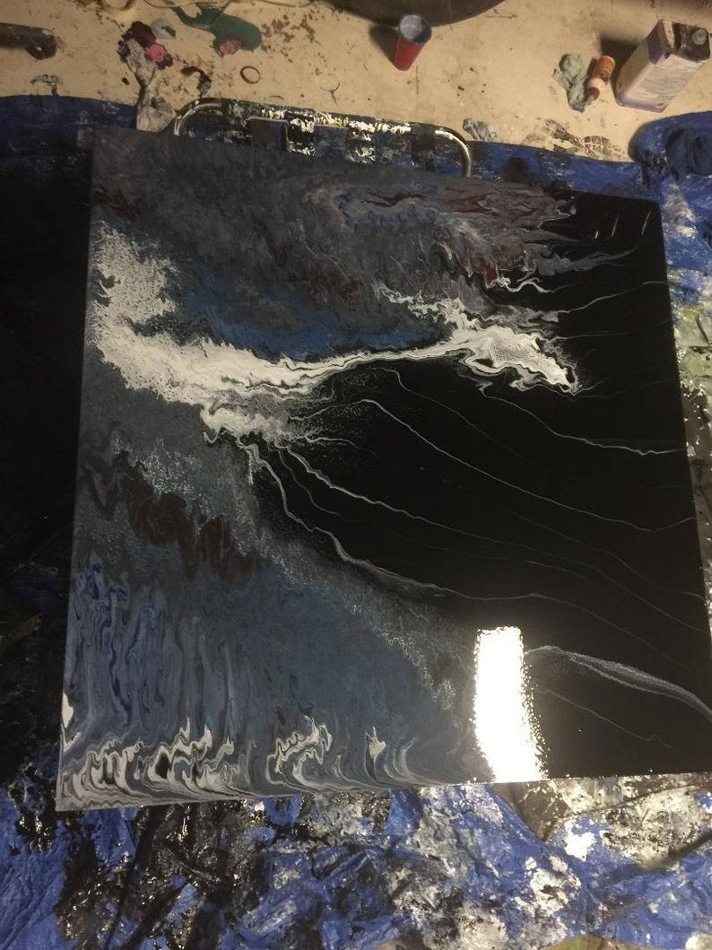 Black Tempest 4' X 4' - Etsy