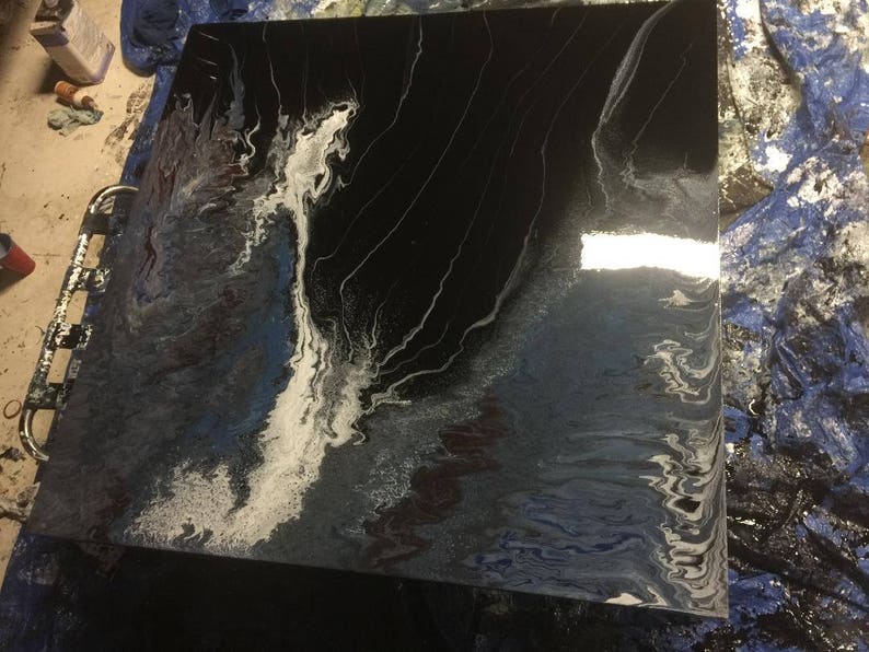 Black Tempest 4' X 4' - Etsy