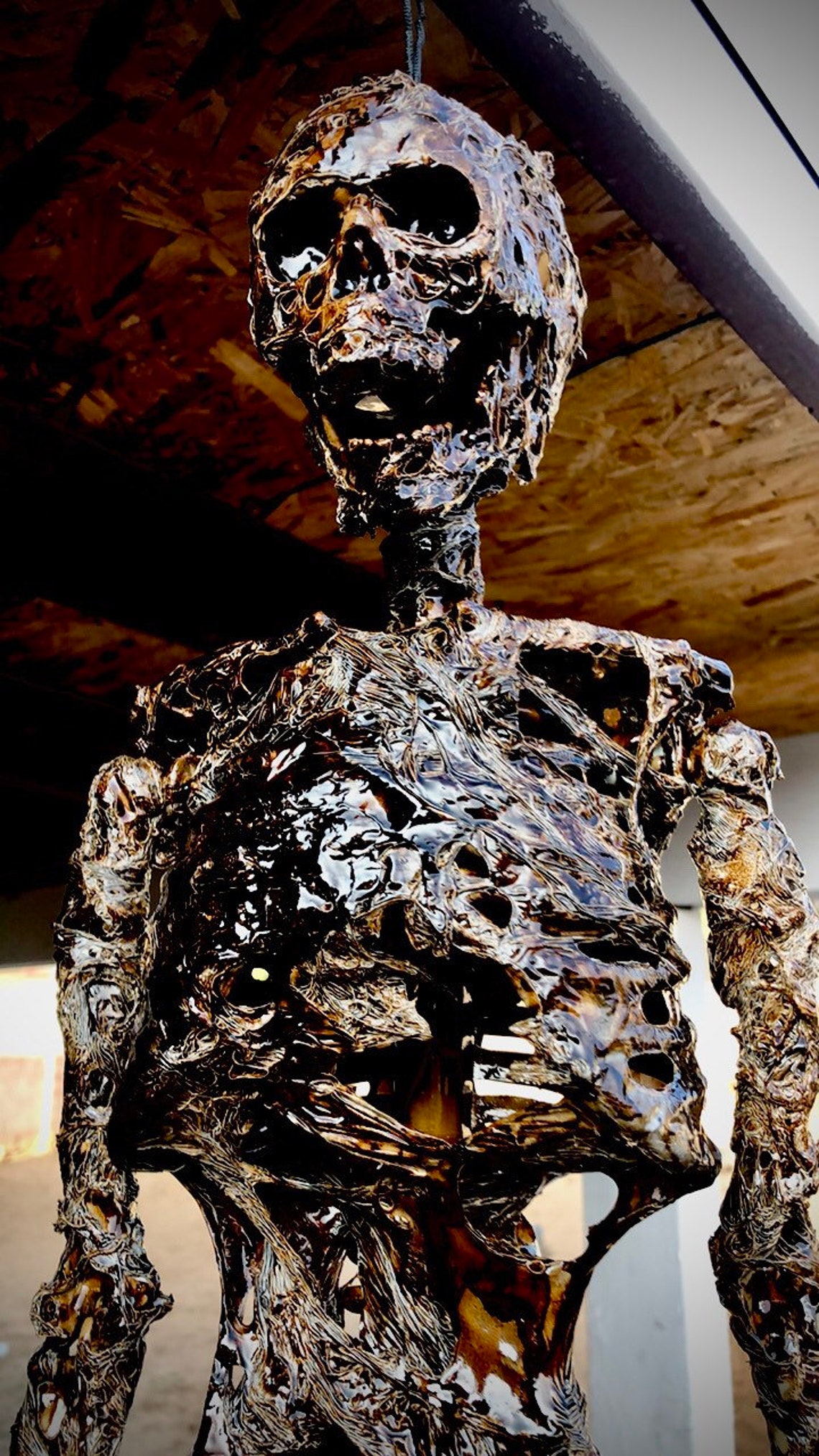 Mumified Skeleton Corpse - 5 Ft, LED Eyes, Posable (made to Order) - Etsy