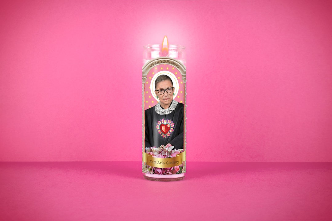 Ruth Bader Ginsburg: Prayer Candle, Saint Candle, Votive Candle ...