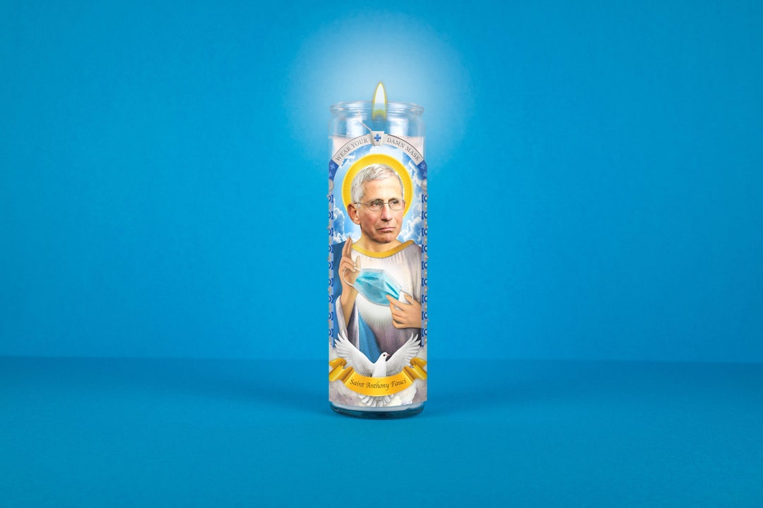 Saint Anthony Fauci Prayer Candle - Novelty Devotional Candle - Etsy
