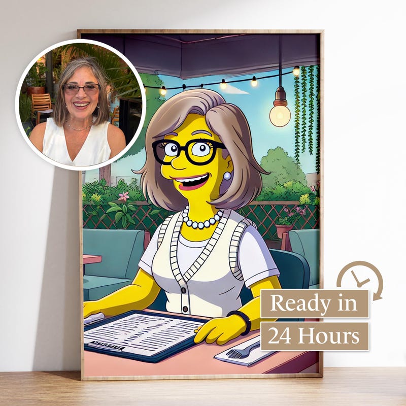 Simpsons Portrait - Etsy