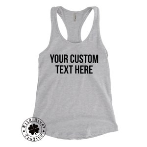 Custom Tank Top Design Your Own / Tanks Personalized Gift for Women ...
