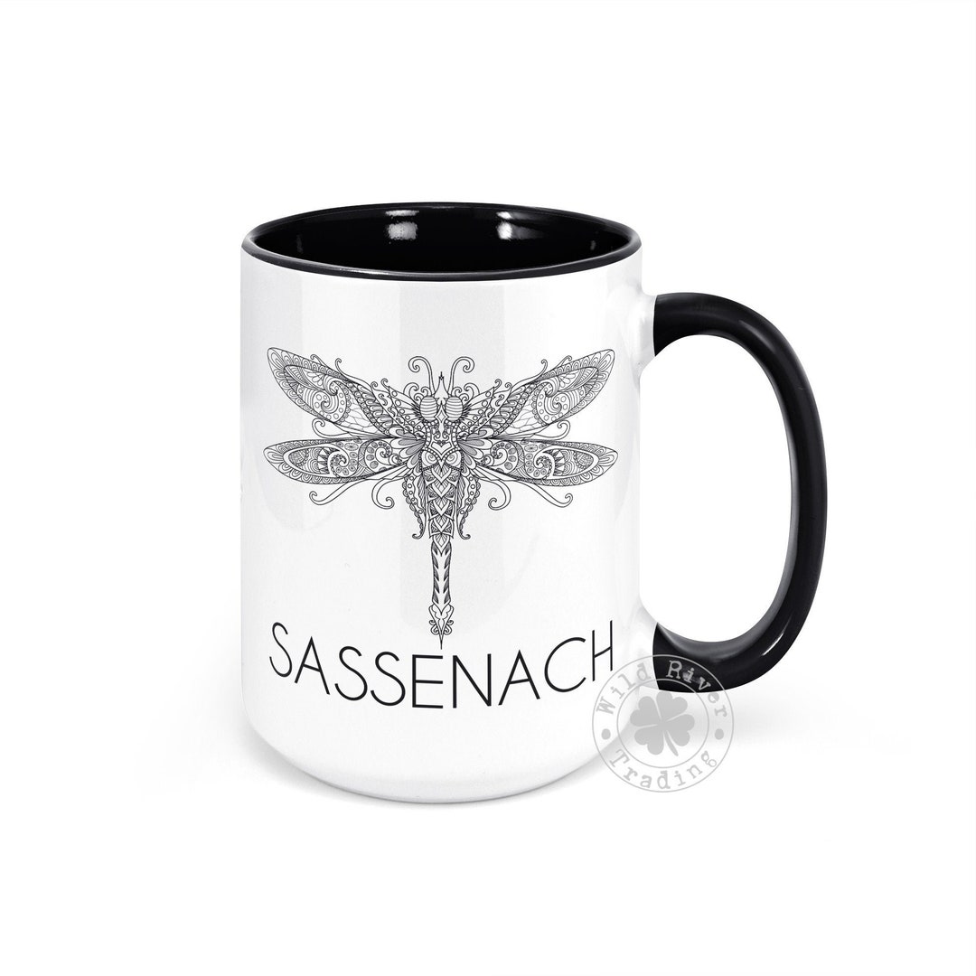 Sassenach Dragonfly Coffee Mug Gift for Women Outlander Fan Gifts ...