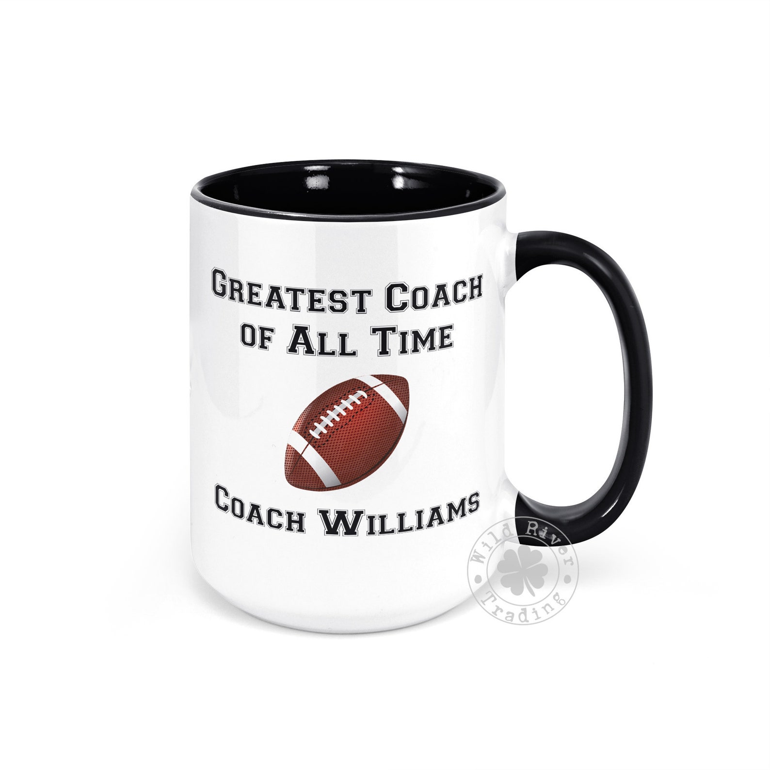 Football Coach Coffee Mug Personalized Greatest Coach of All | Etsy