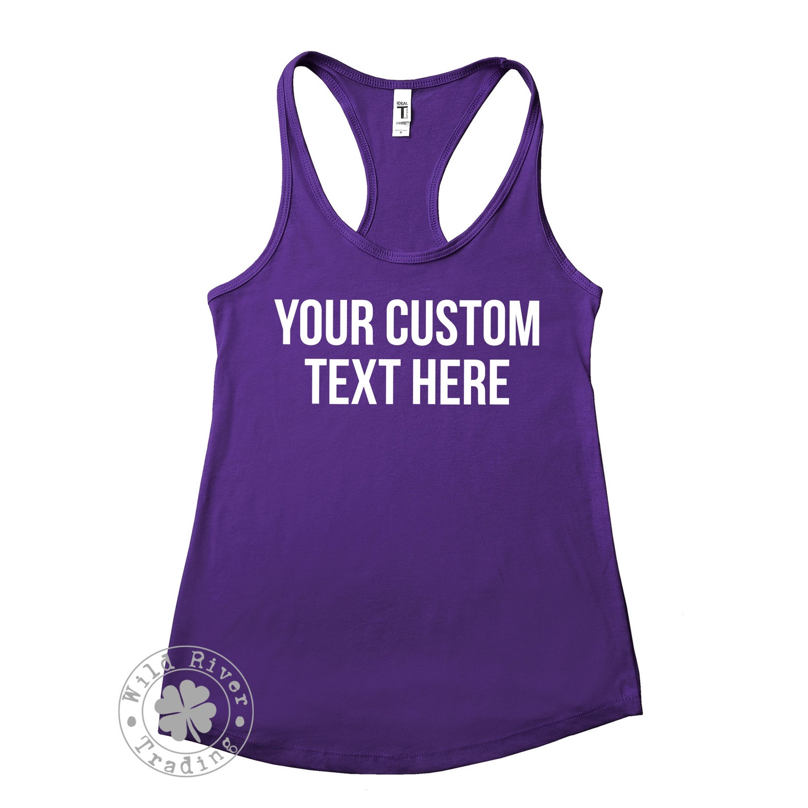 Custom Tank Top Design Your Own Tanks Personalized T For Etsy