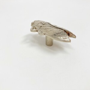 Silver Bug Insect Drawer Knob Metal Cicada Cabinet Knobs Dresser Knob ...
