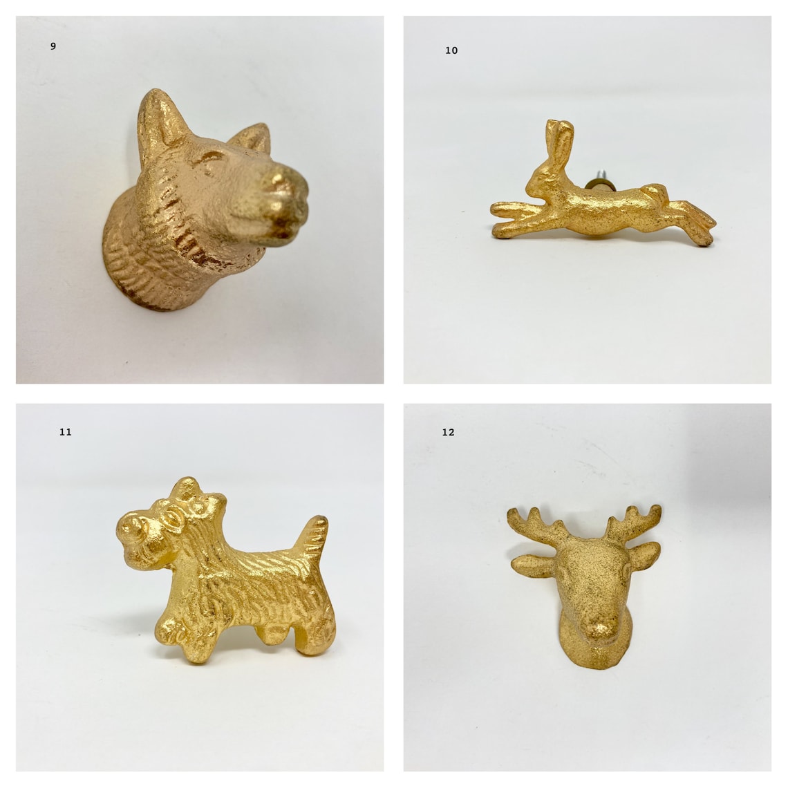 Old Gold Antique Gold Vintage Gold Cabinet Door Handles Iron - Etsy