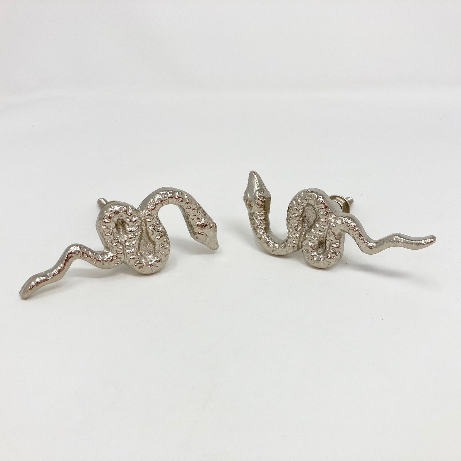 Silver Snake Metal Knob Handle Kitchen Cupboard Home - Etsy