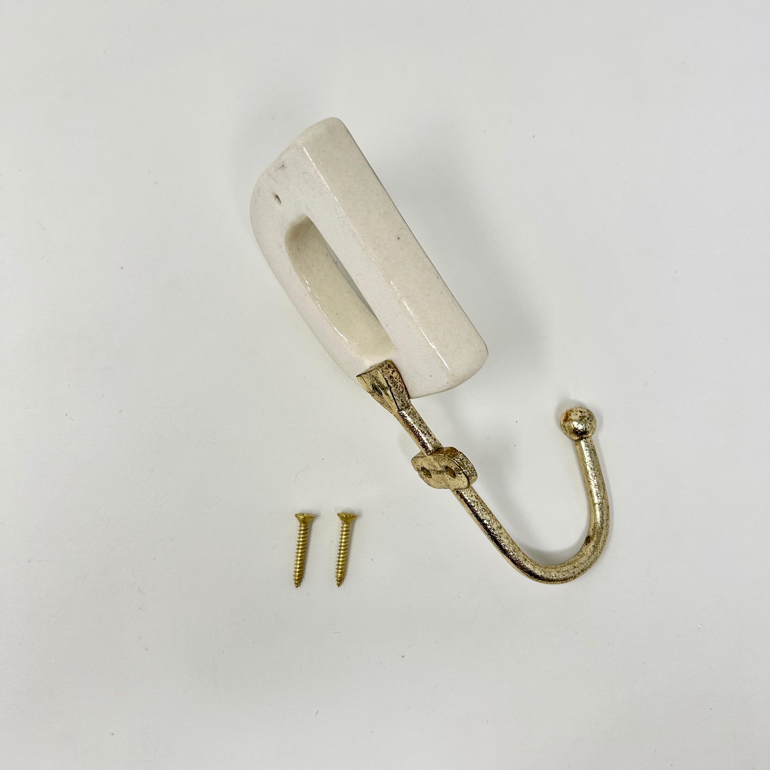 Alphabet** Ceramic Hooks | Black Spots | | Personalised | Gold Hook ...