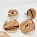 Round Clear Resin & Wood Knob | Artistic Cabinet Knob and Furniture ...